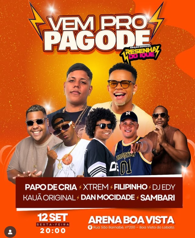 Vem pro Pagode - samba, pagode e resenha boa! - Salvador da Bahia