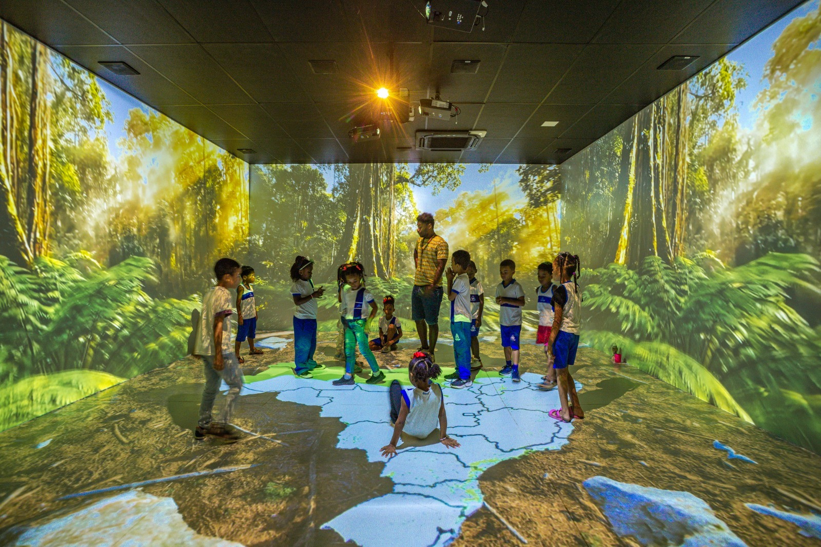 Sala Imersiva - experiência gratuita no Centro de Interpretação da Mata ...