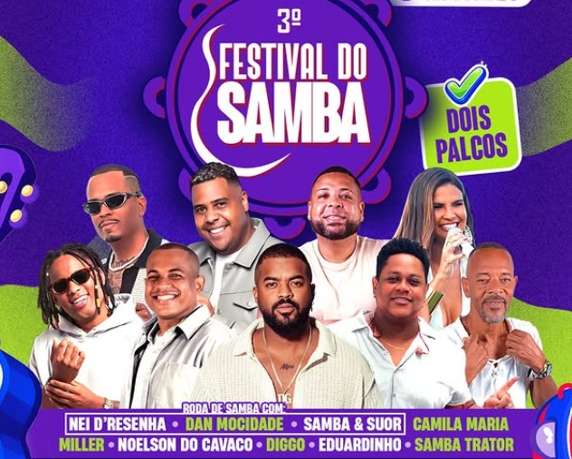 3º Festival do Samba - Diggo, Samba Trator e mais - Salvador da Bahia
